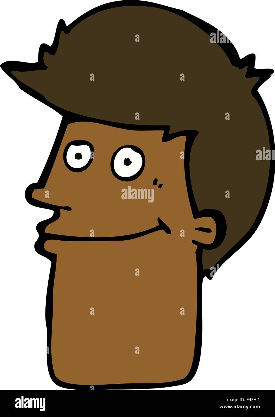 cartoon smiling man Stock Vector Image & Art - Alamy