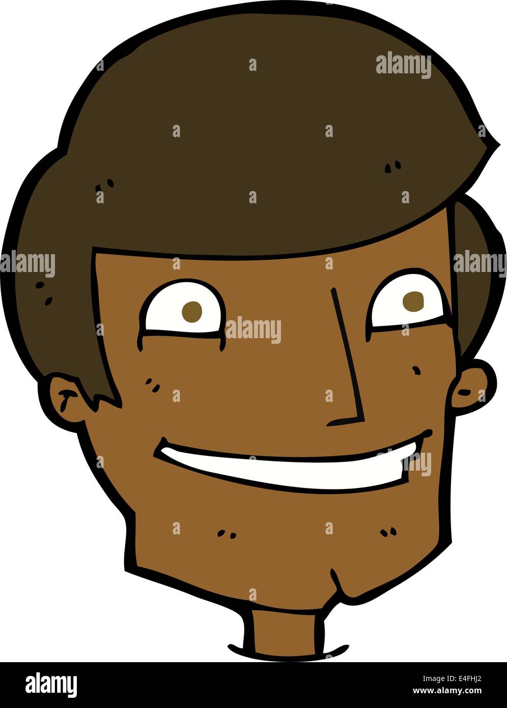 cartoon grinning man Stock Vector Image & Art - Alamy