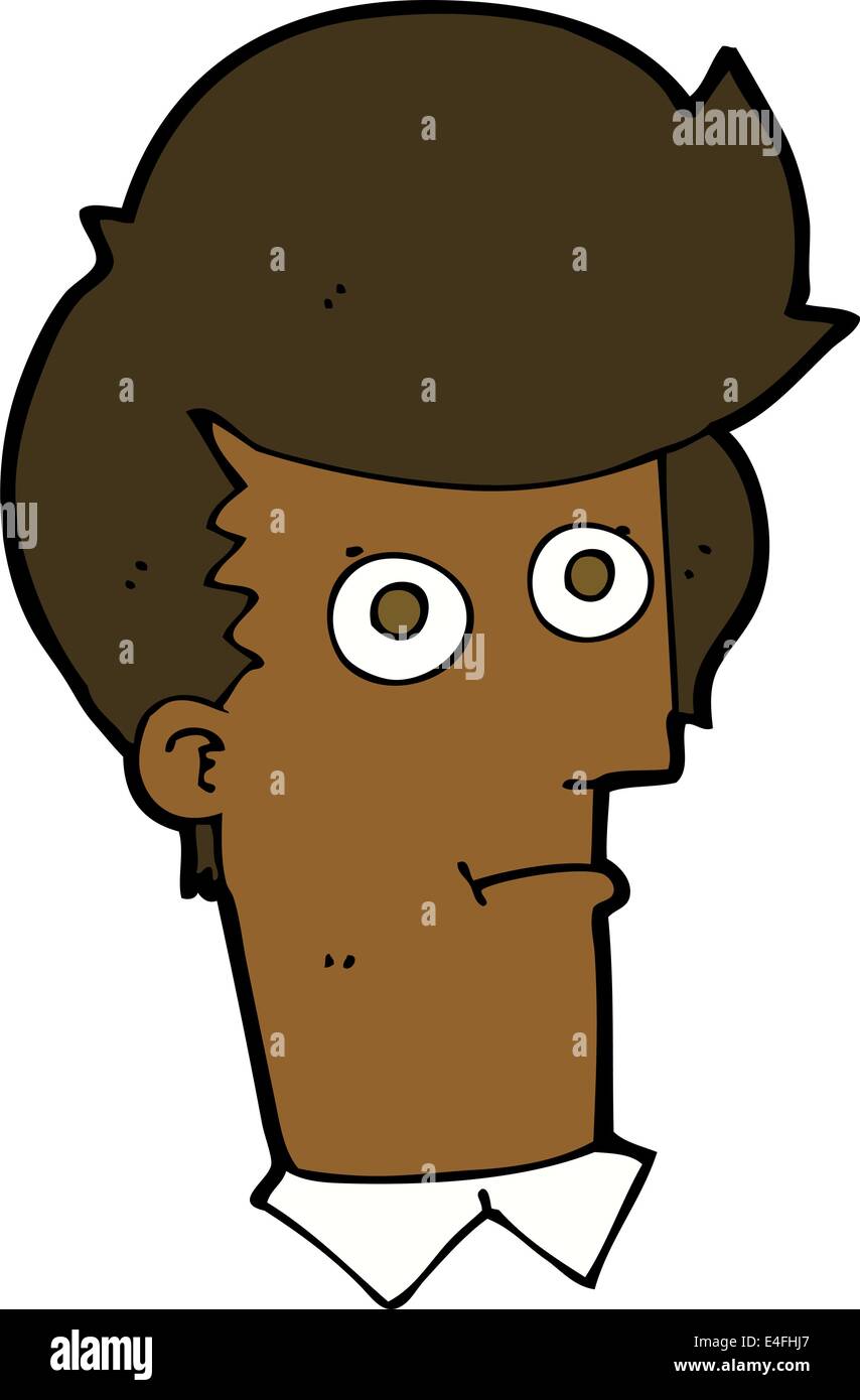 cartoon staring face Stock Vector Image & Art - Alamy
