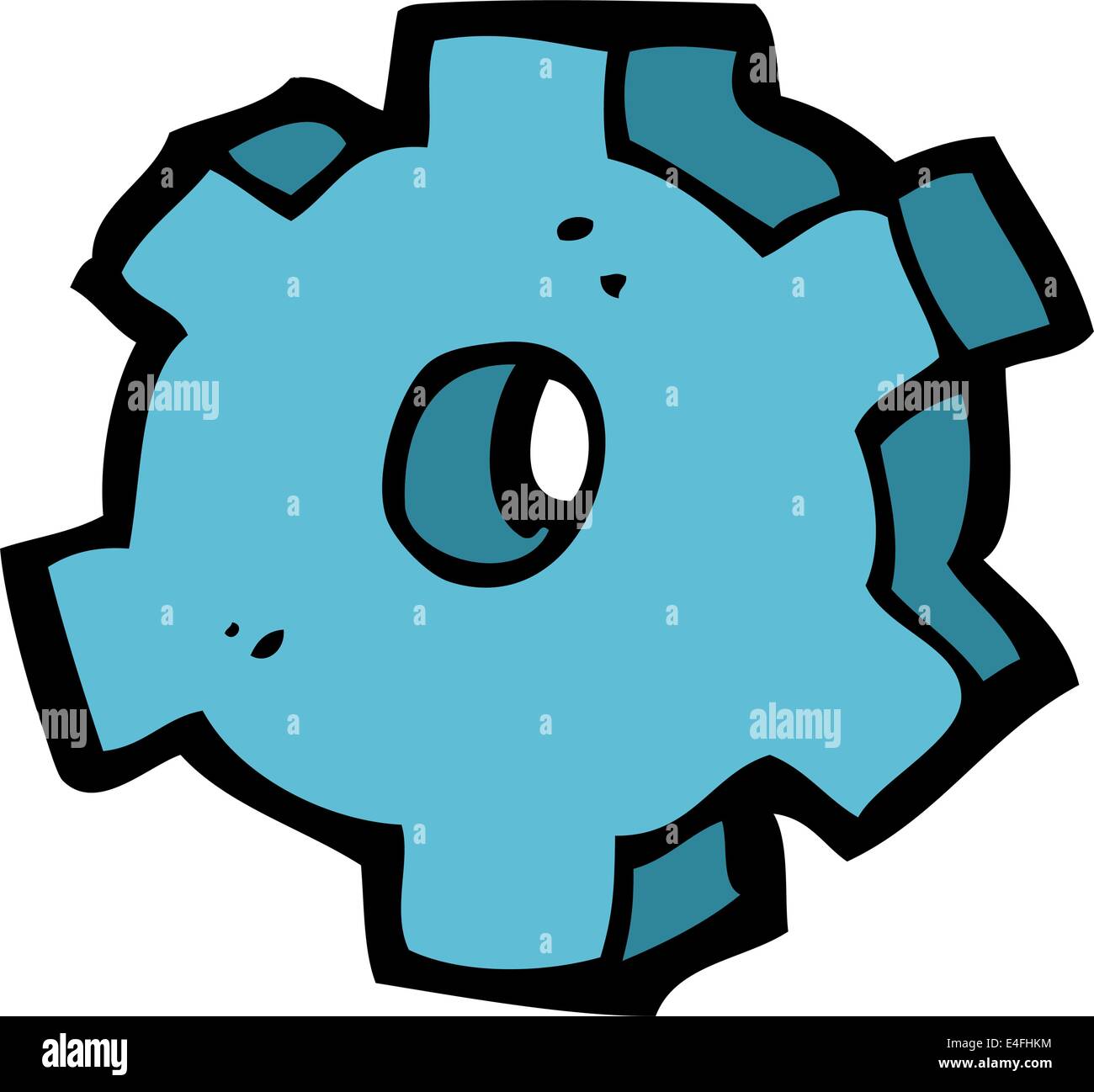 cartoon cog symbol Stock Vector Image & Art - Alamy
