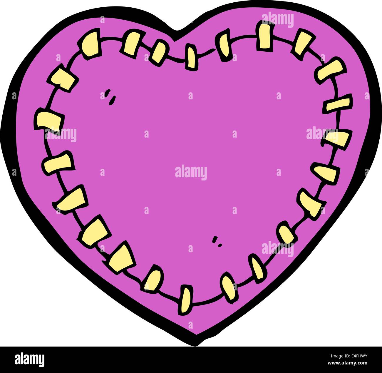 Hand stitched line Stock Vector Images - Alamy