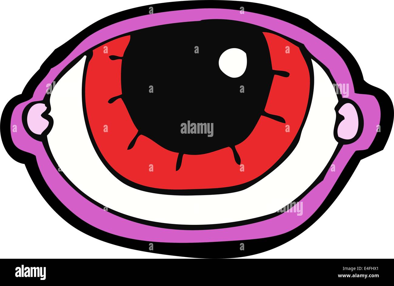 cartoon staring eye Stock Vector Image & Art - Alamy