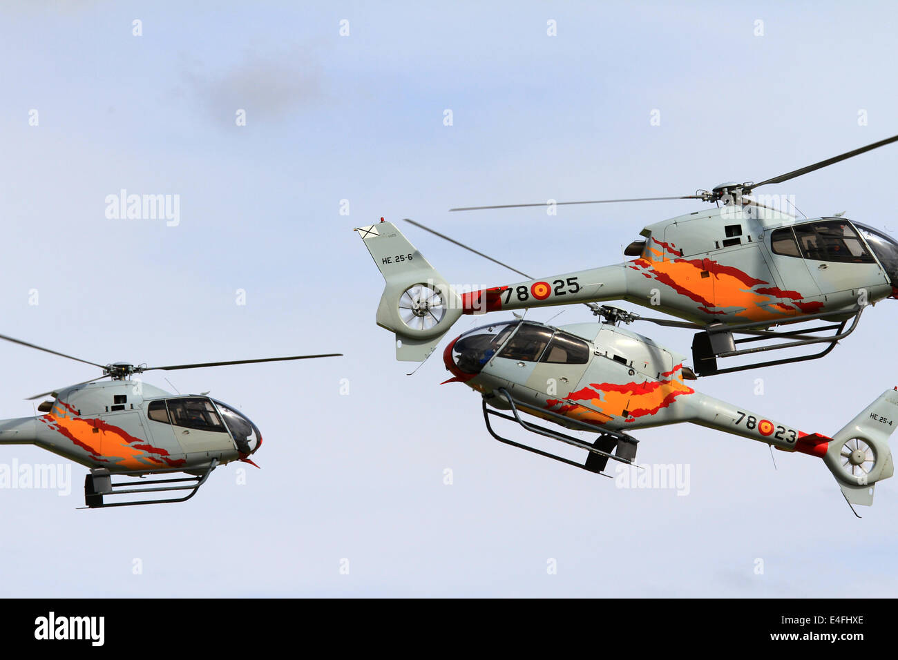 Making their debut at Waddington is the Patrulla ASPA helicopter ...