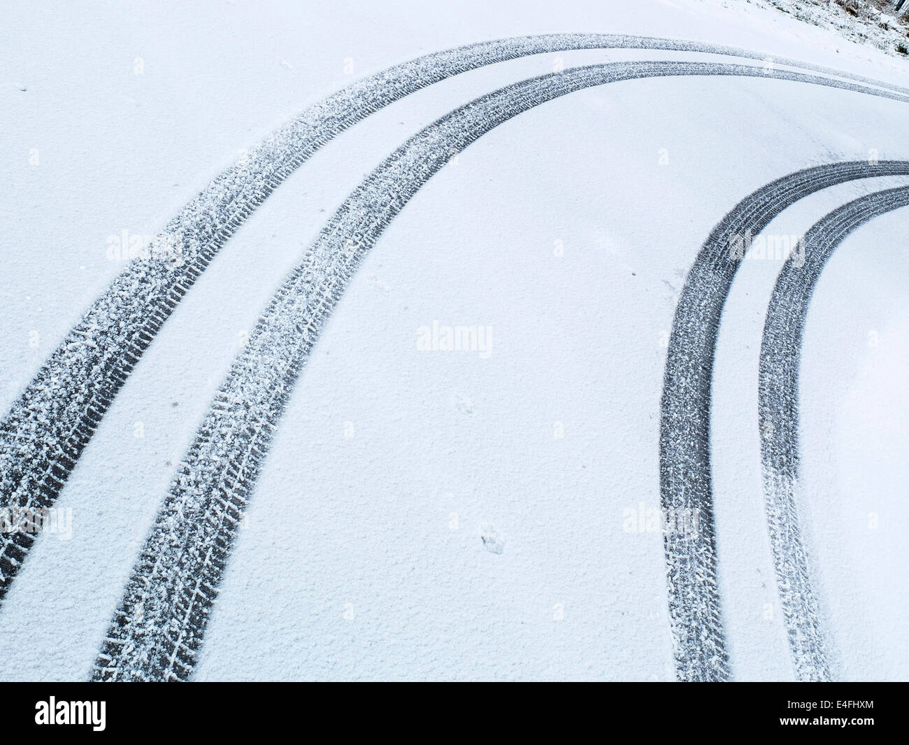Tyre tracks frost hi-res stock photography and images - Alamy