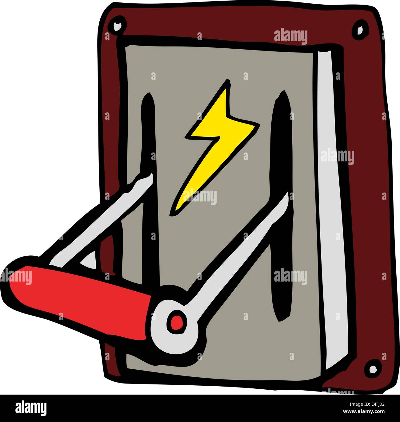 cartoon industrial machine lever Stock Vector Image & Art - Alamy