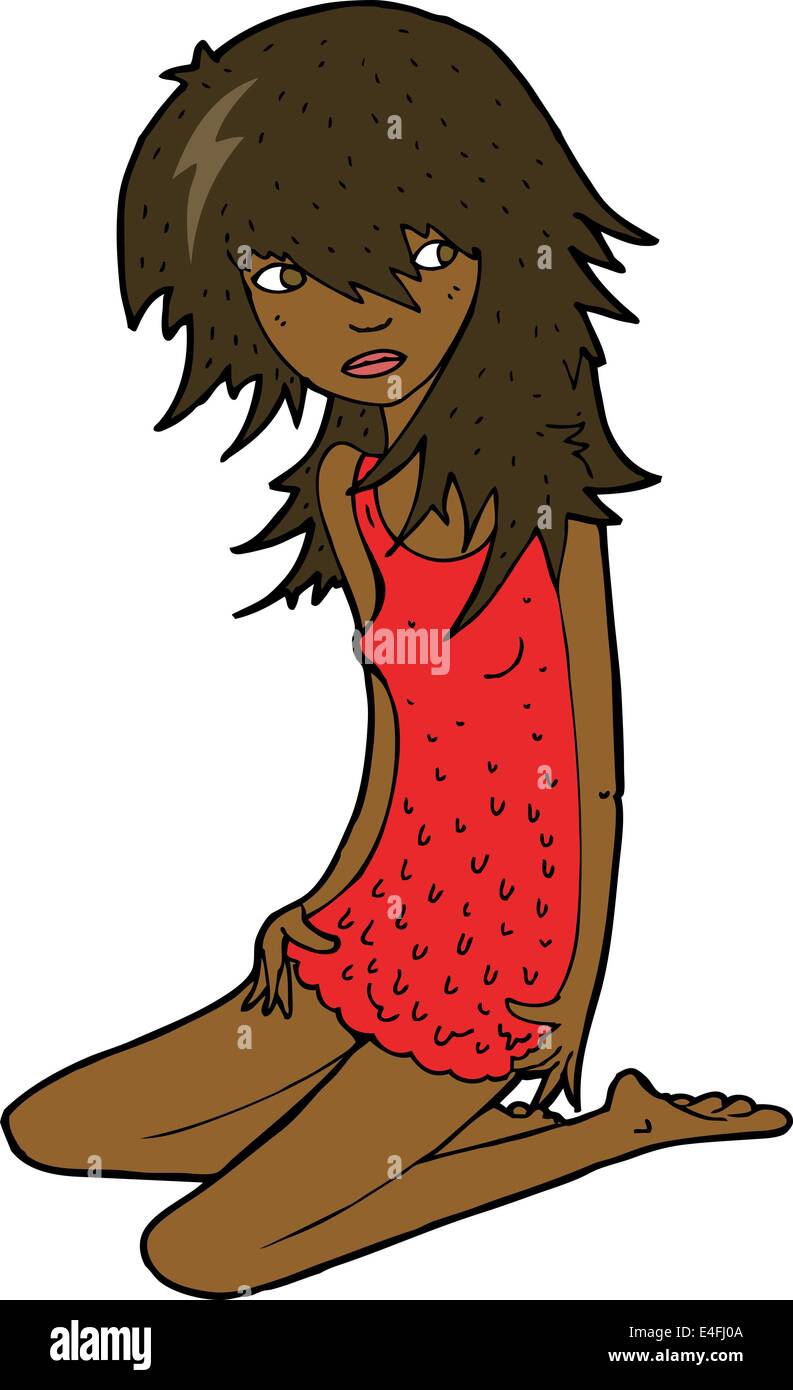 Skinny Girl Stock Vector Images - Alamy