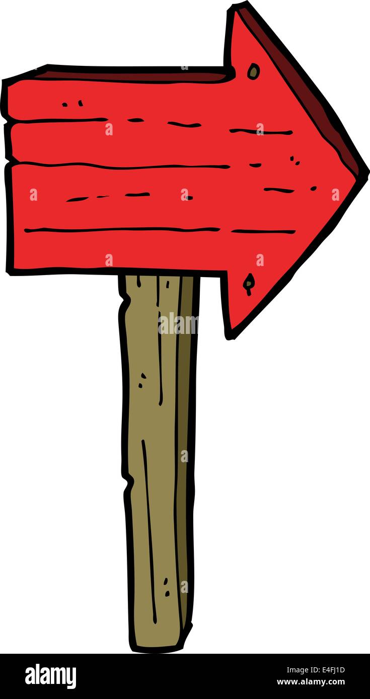 Direction sign quirky Stock Vector Images - Alamy