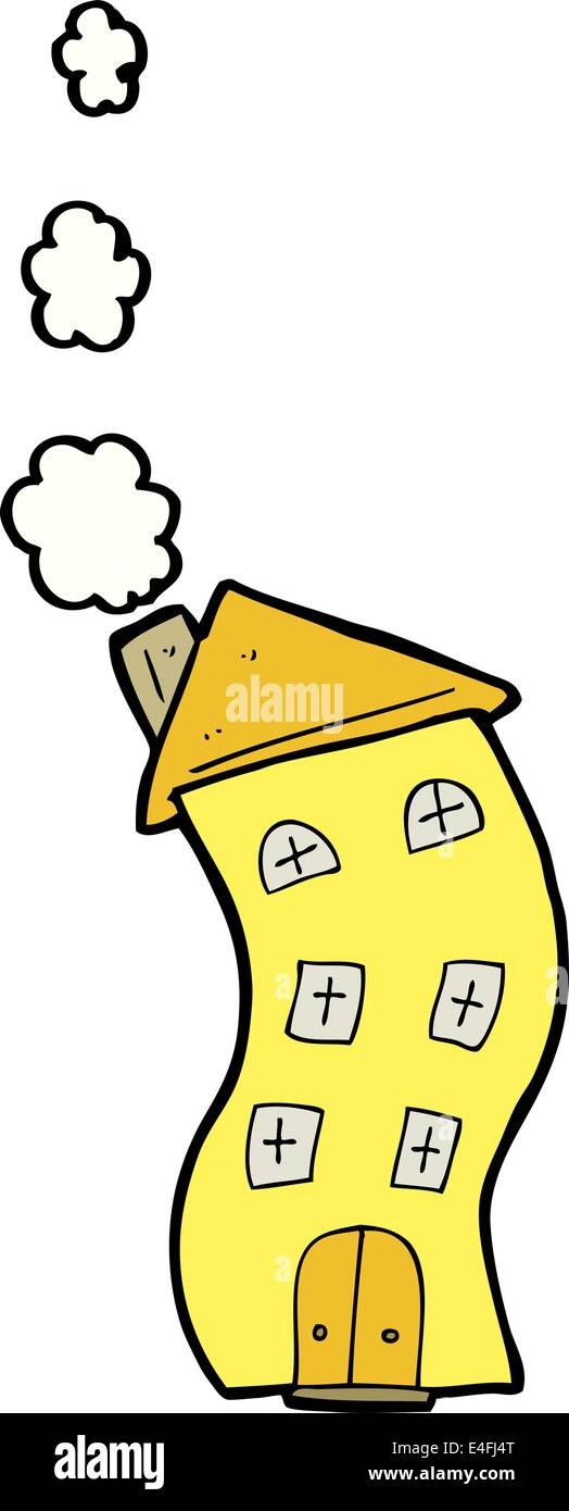 funny cartoon house Stock Vector Image & Art - Alamy