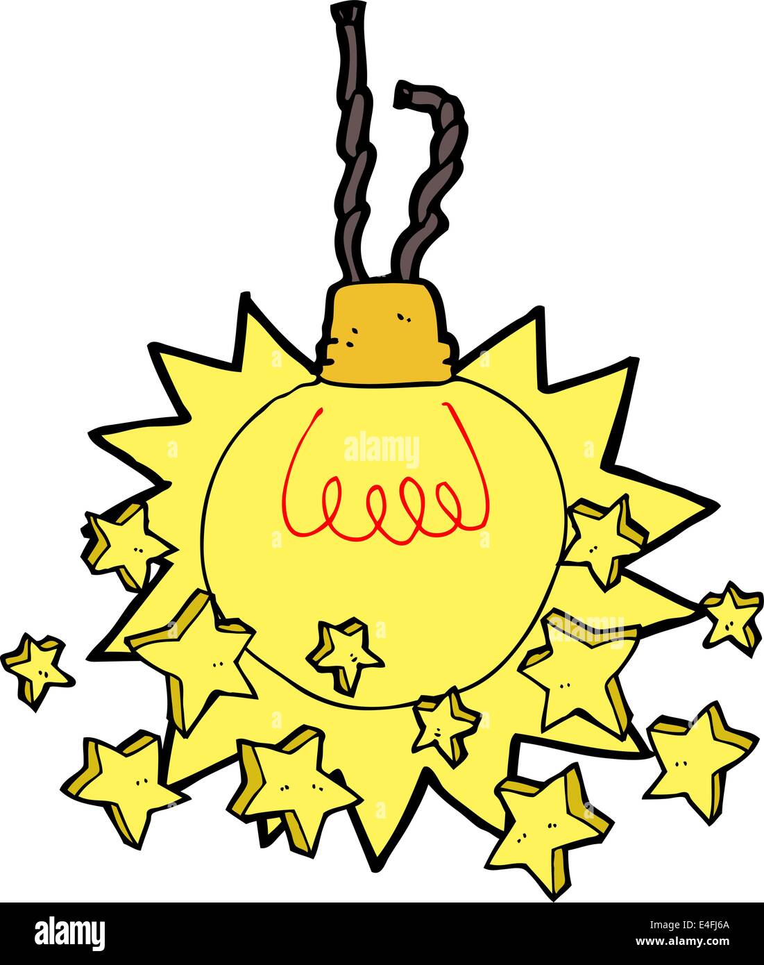 cartoon shining light bulb Stock Vector Image & Art - Alamy