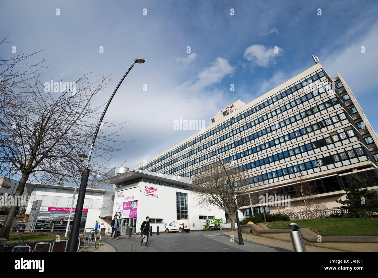 Sheffield Hallam University campus buildings South Yorkshire England ...