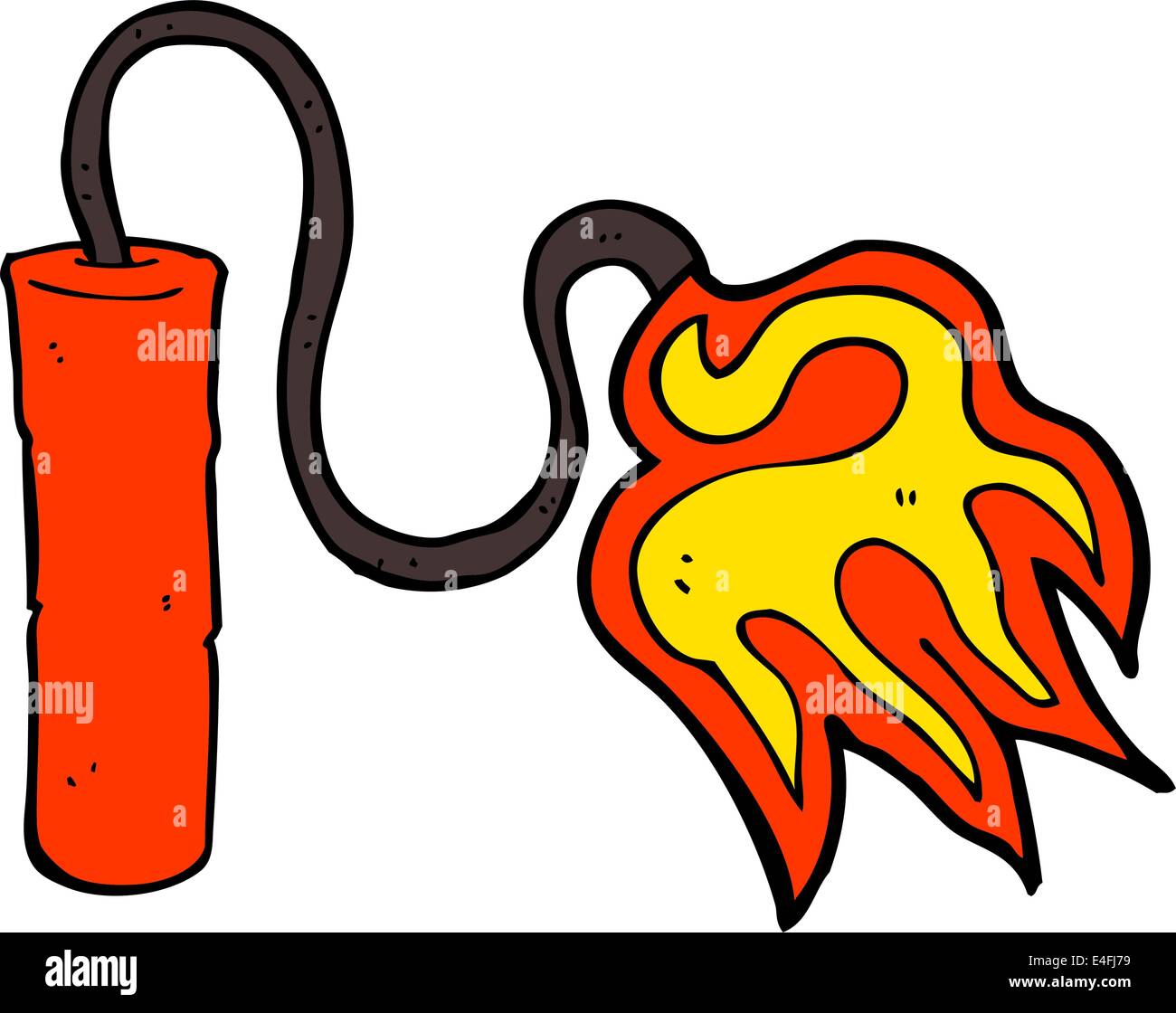 cartoon dynamite burning Stock Vector Image & Art - Alamy