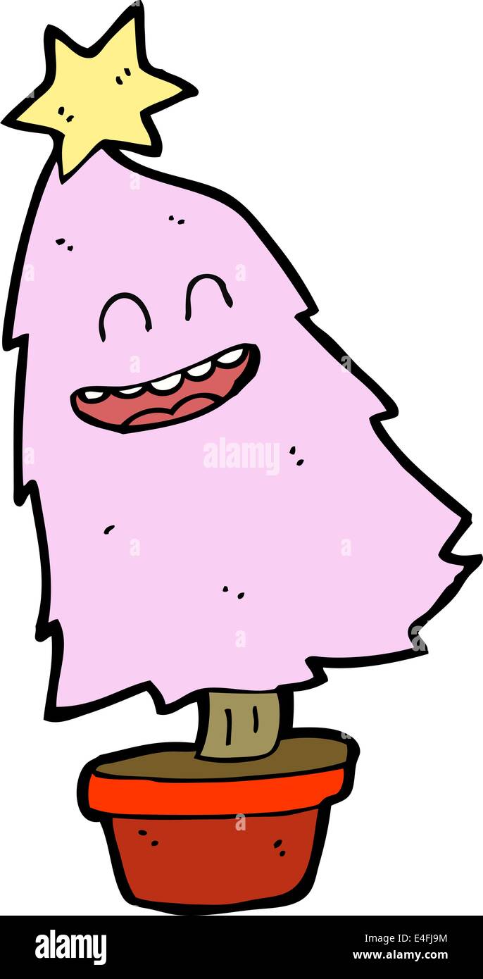 cartoon dancing christmas tree Stock Vector Image & Art - Alamy