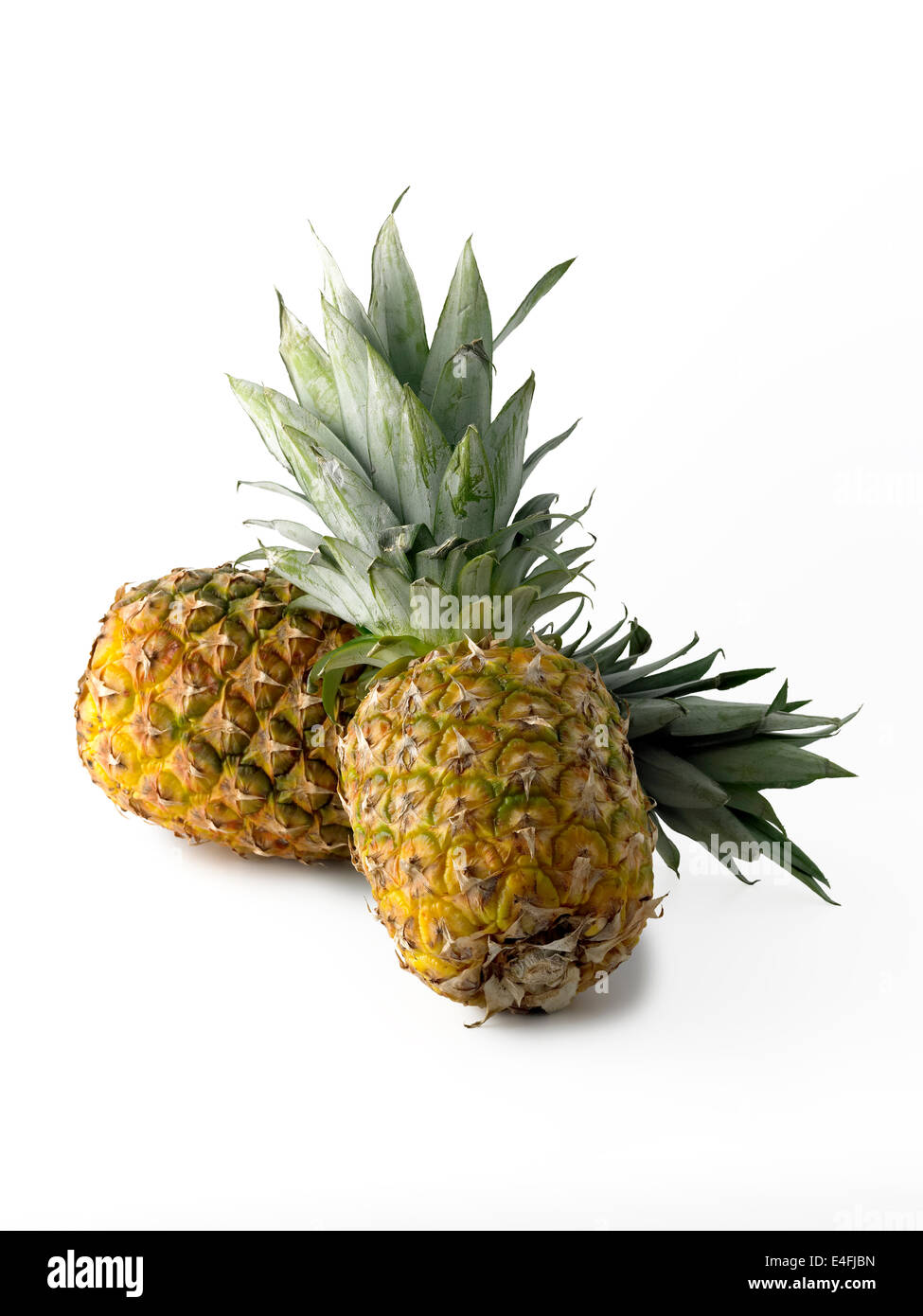Fresh ripe pineapple leaves Cut Out Stock Images & Pictures - Alamy