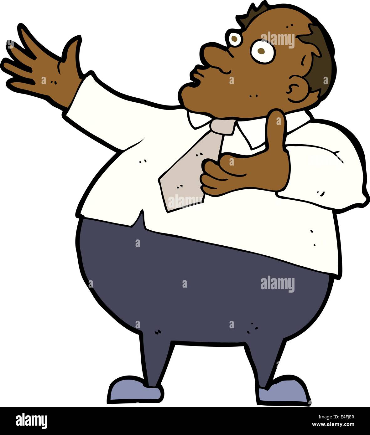 cartoon exasperated middle aged man Stock Vector Image & Art - Alamy