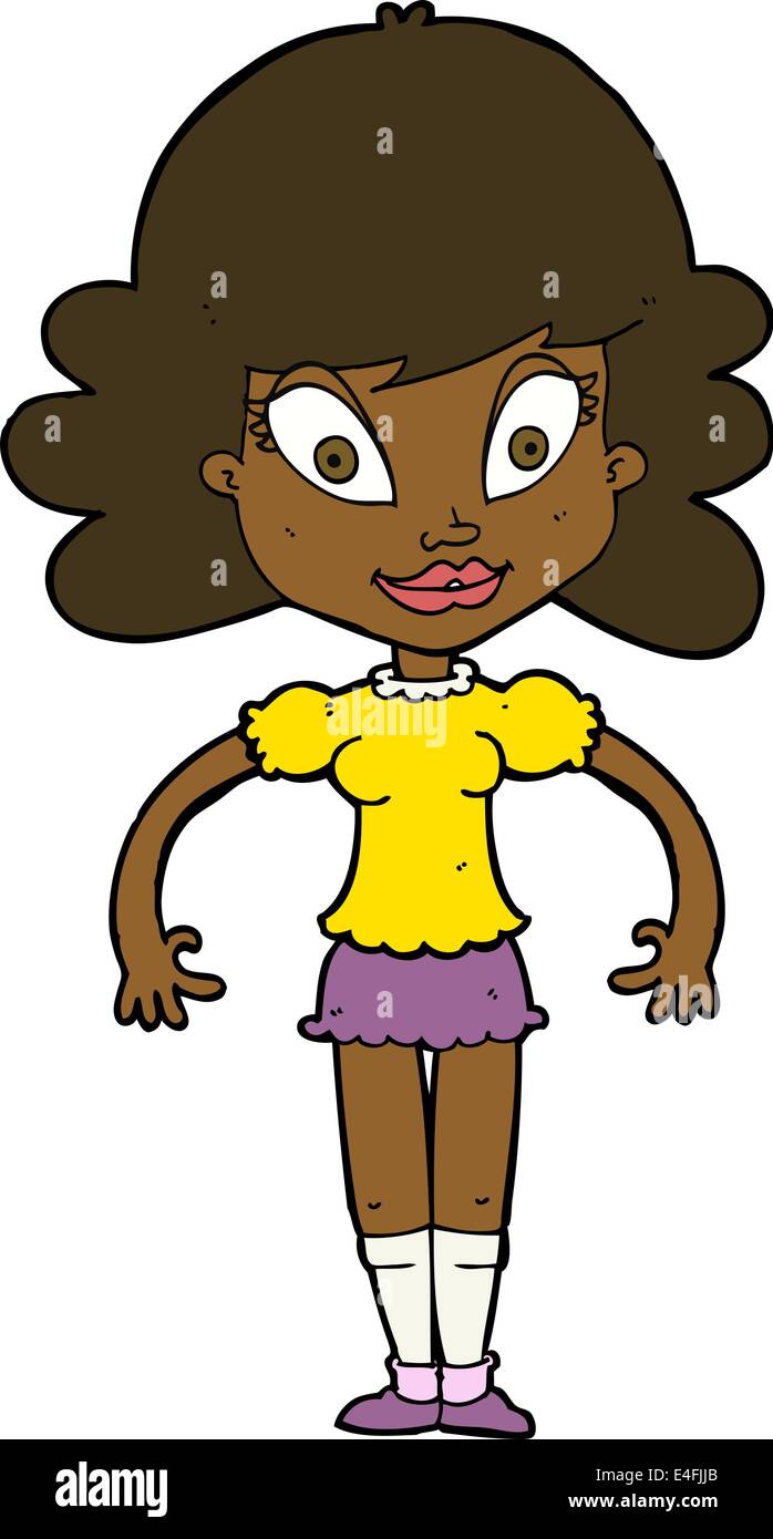 cartoon pretty woman Stock Vector Image & Art - Alamy