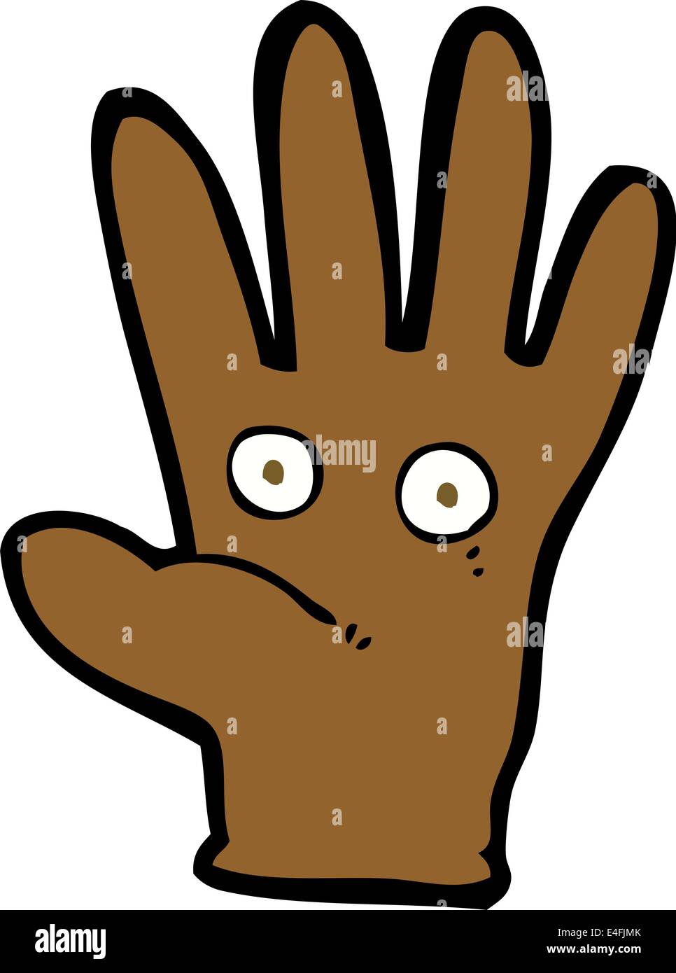 cartoon hand with eyes Stock Vector Image & Art - Alamy