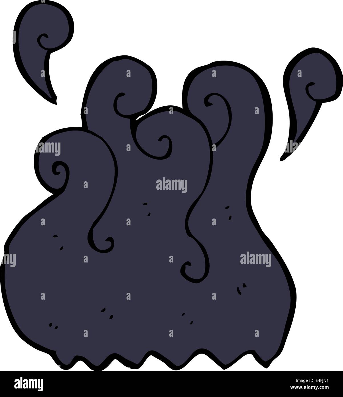 black smoke cartoon element Stock Vector Image & Art - Alamy