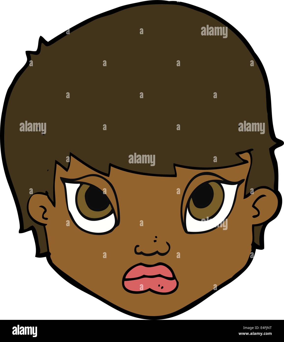 Pout cartoon Stock Vector Images - Alamy