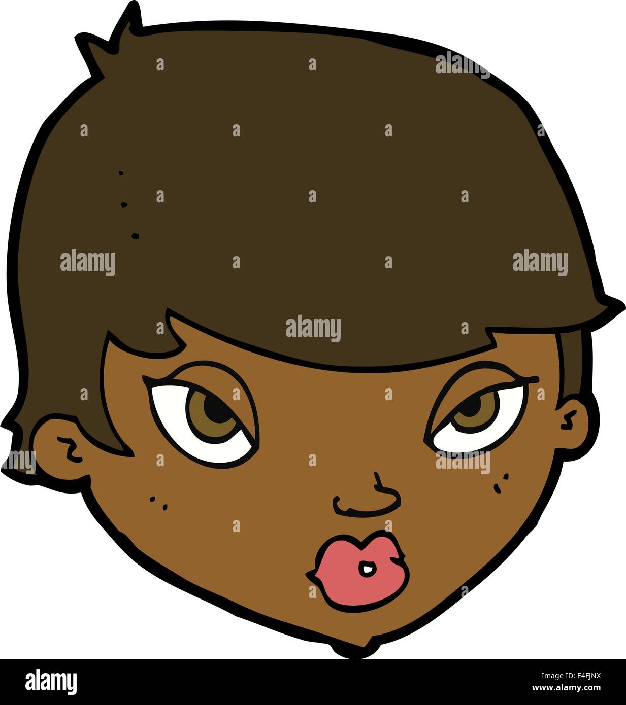 Woman unimpressed face hi-res stock photography and images - Alamy