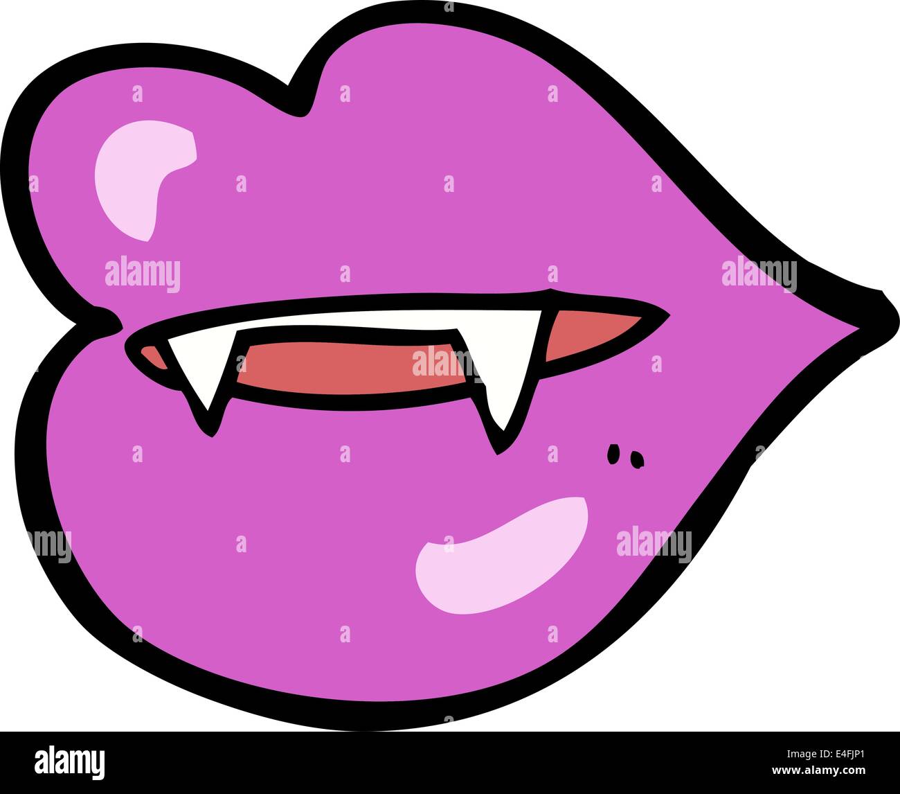 cartoon vampire fangs Stock Vector Image & Art - Alamy