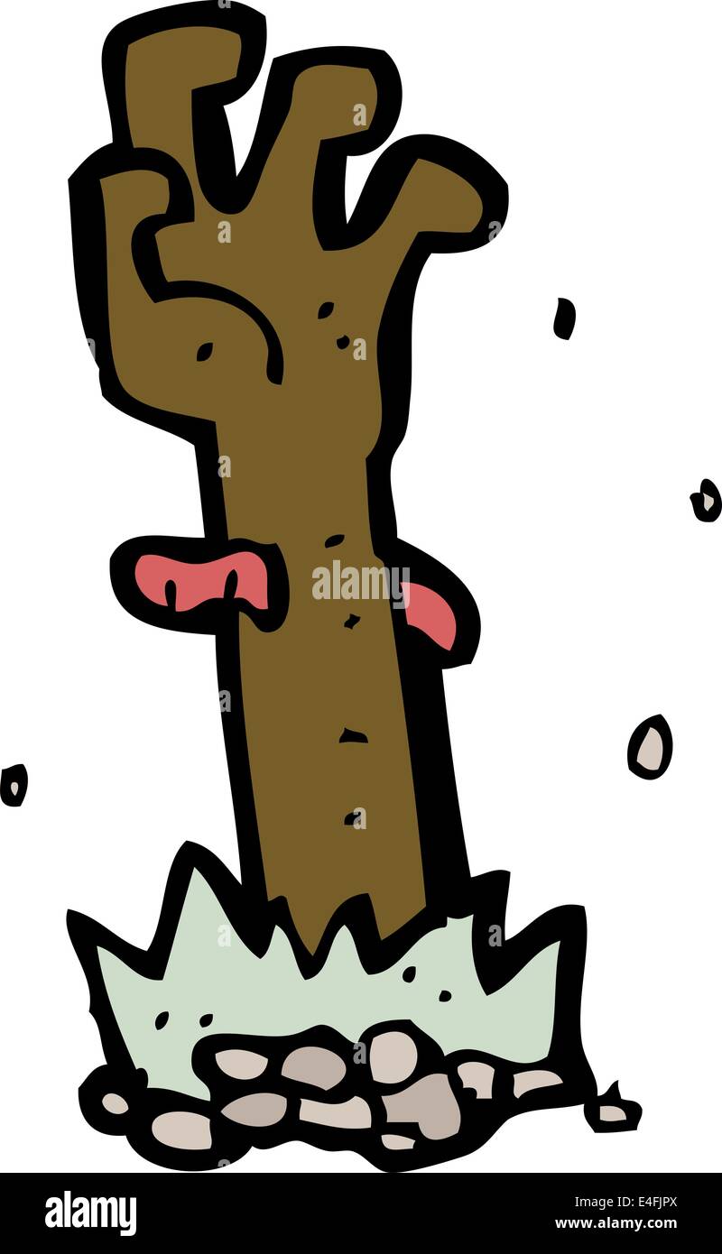 cartoon zombie hand Stock Vector Image & Art - Alamy