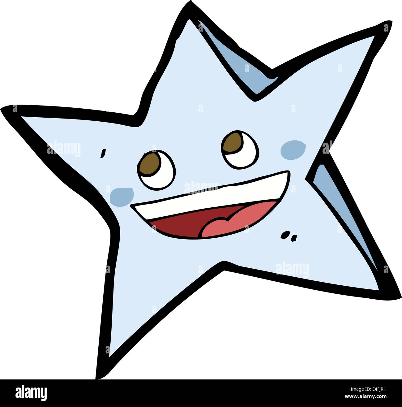 cartoon happy star character Stock Vector Image & Art - Alamy