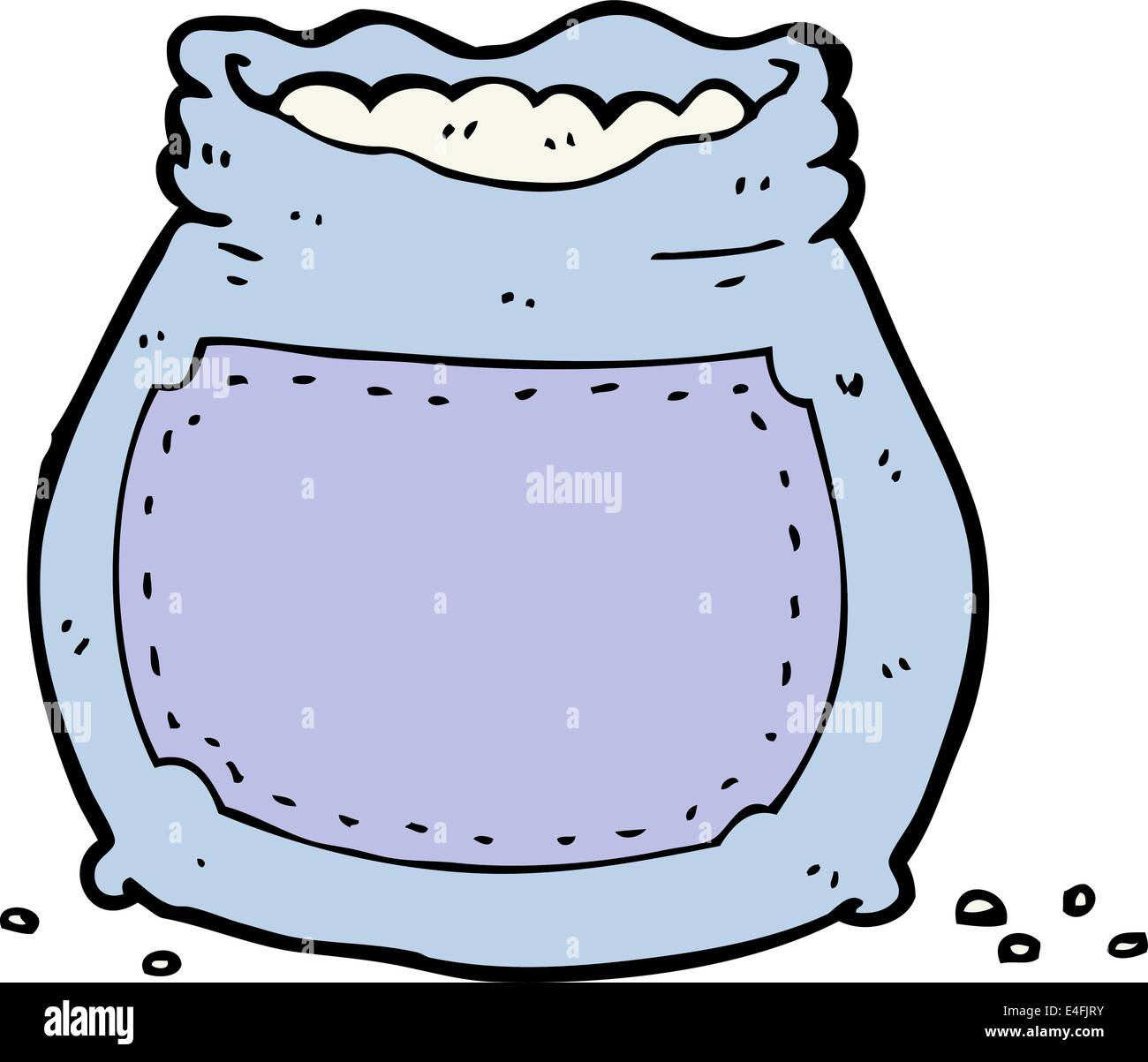 Cartoon bag of flour Stock Vector Images - Alamy