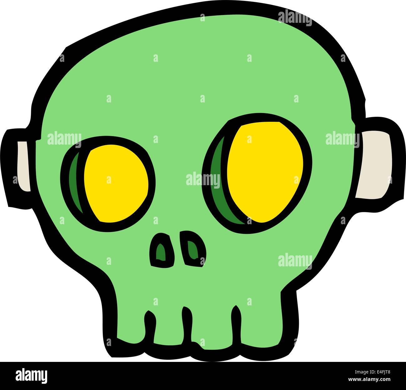 cartoon spooky skull mask Stock Vector Image & Art - Alamy