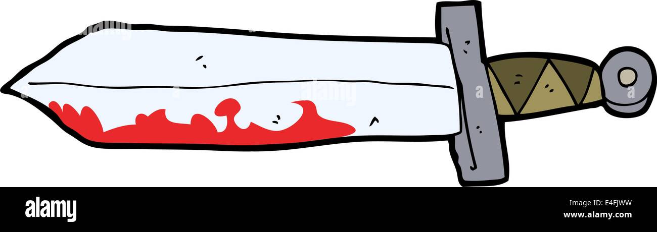 cartoon bloody sword Stock Vector Image & Art - Alamy