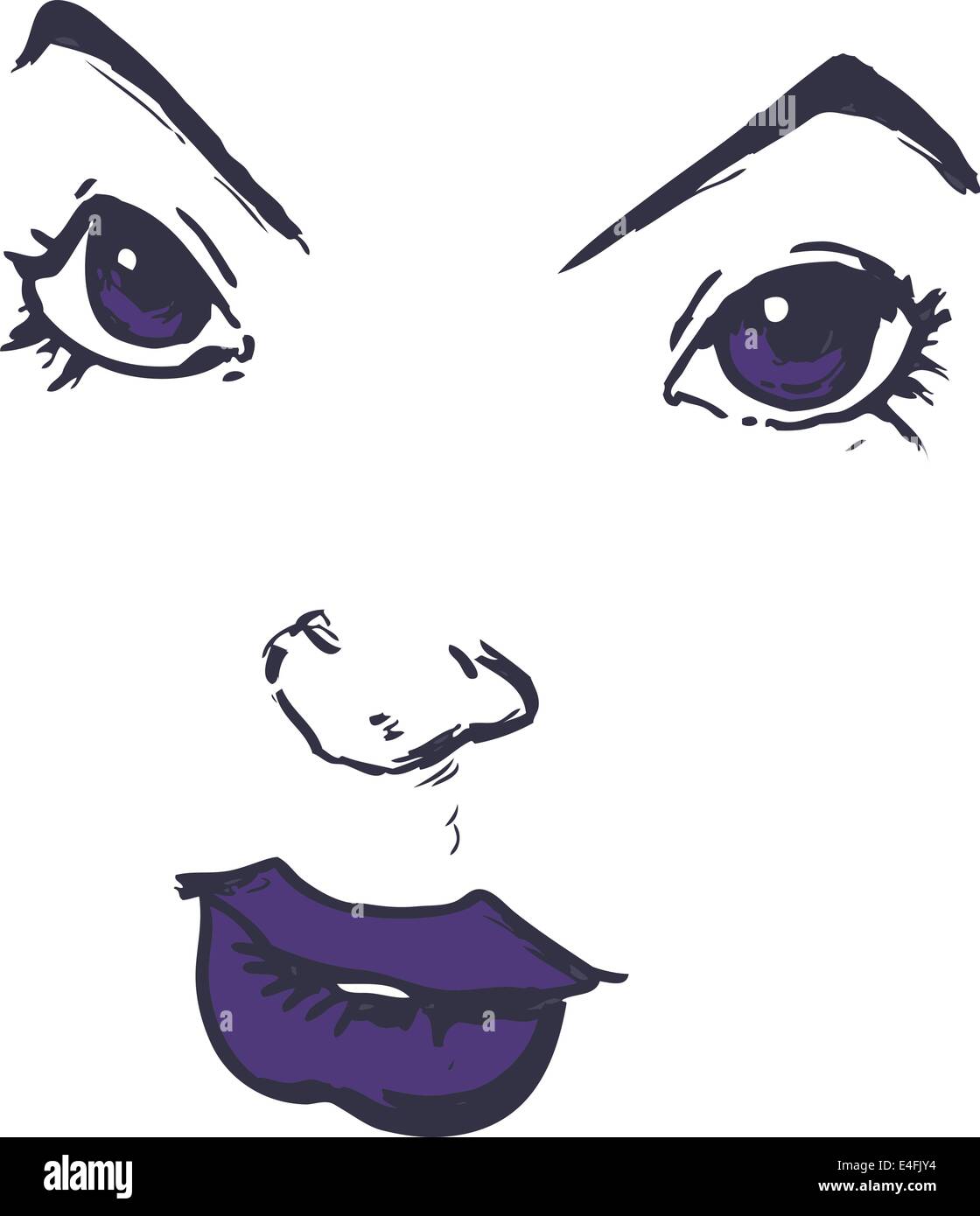 cartoon comic book face Stock Vector Image & Art - Alamy