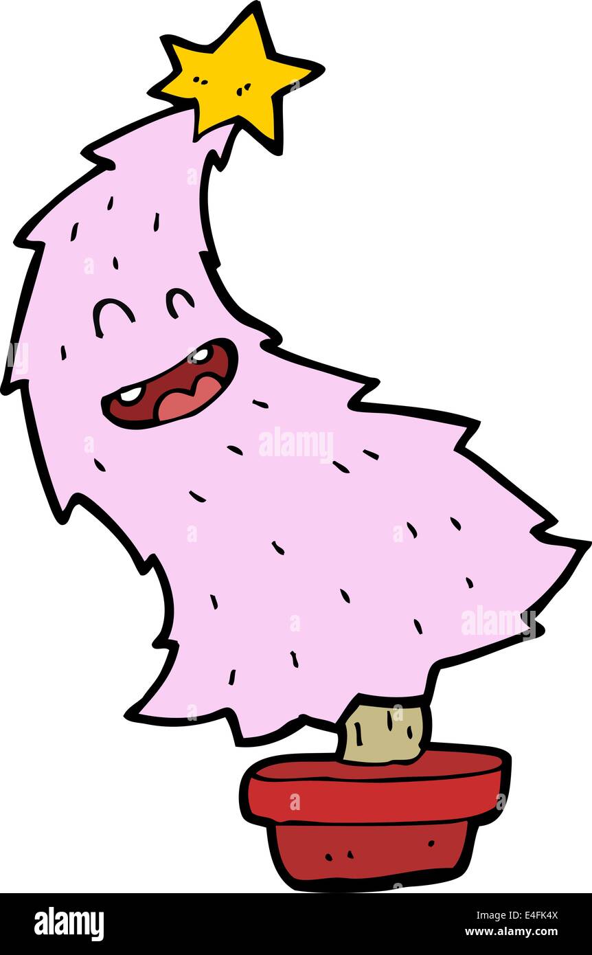 Cartoon dancing christmas tree Stock Vector Images - Alamy