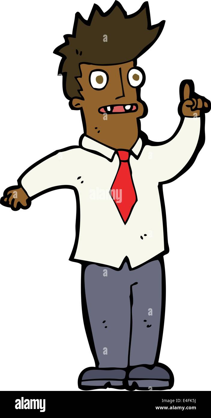 cartoon man with idea Stock Vector Image & Art - Alamy