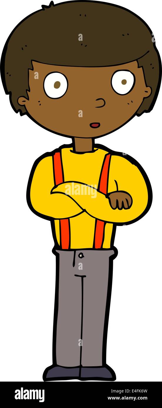 cartoon staring boy Stock Vector Image & Art - Alamy