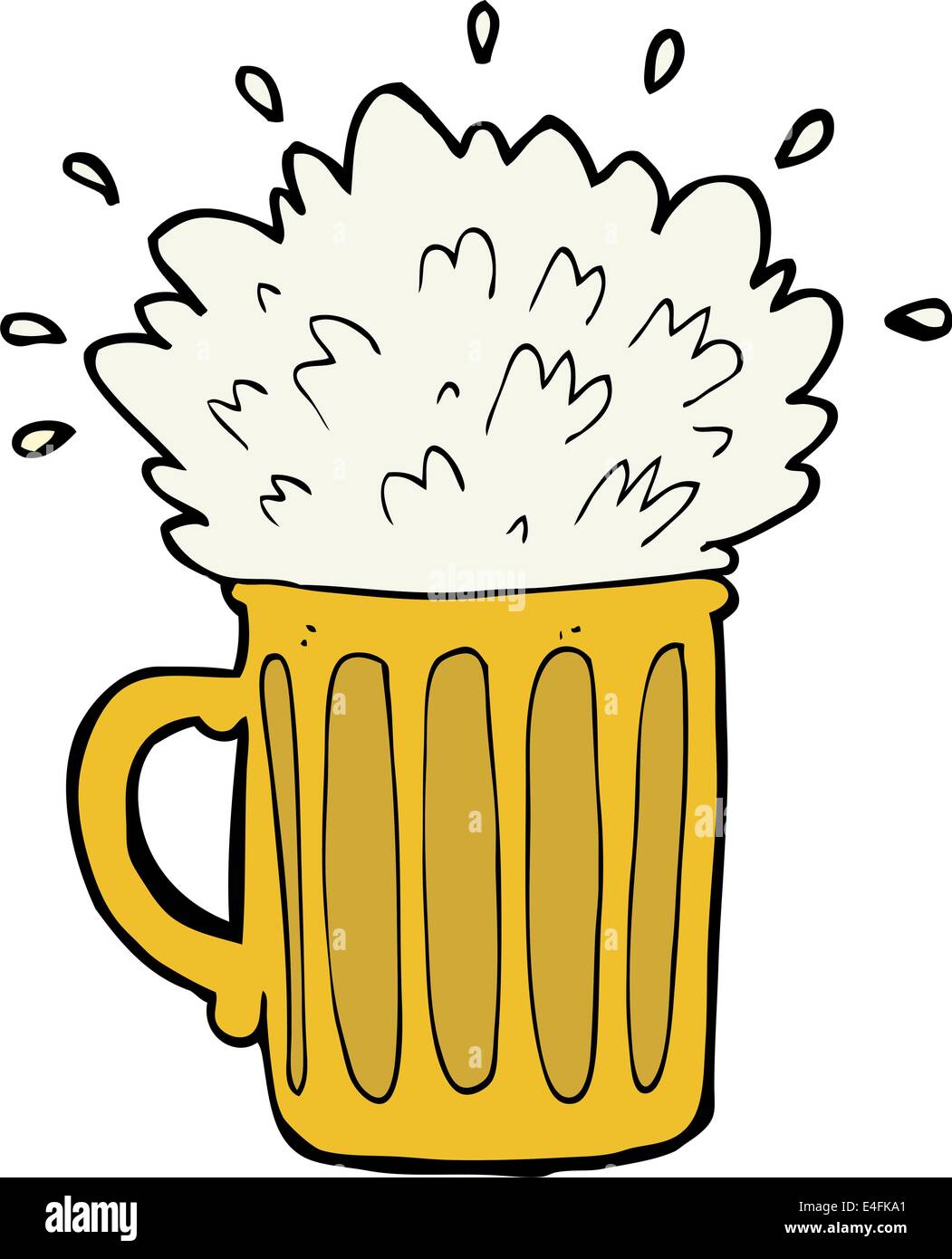 cartoon frothy beer Stock Vector Image & Art - Alamy