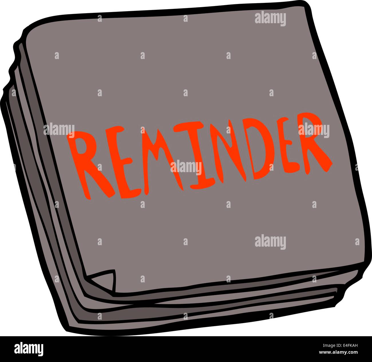 cartoon reminder notes Stock Vector Image & Art - Alamy