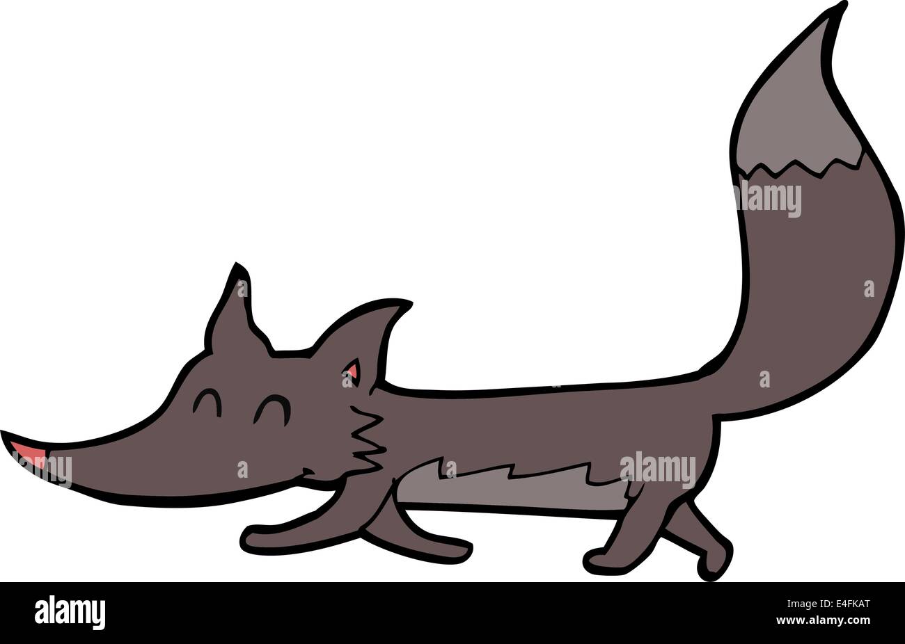 cartoon little wolf Stock Vector Image & Art - Alamy