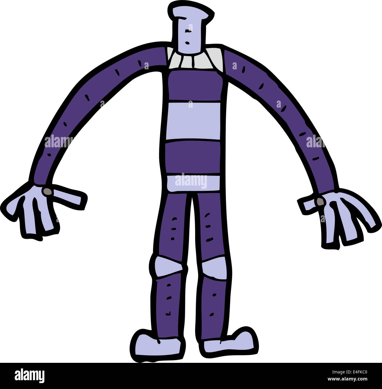 cartoon robot body (mix and match cartoons or add own photo head Stock ...