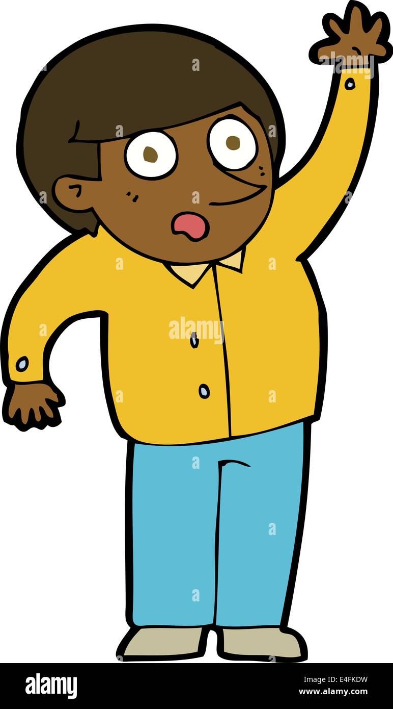 cartoon man asking question Stock Vector Image & Art - Alamy