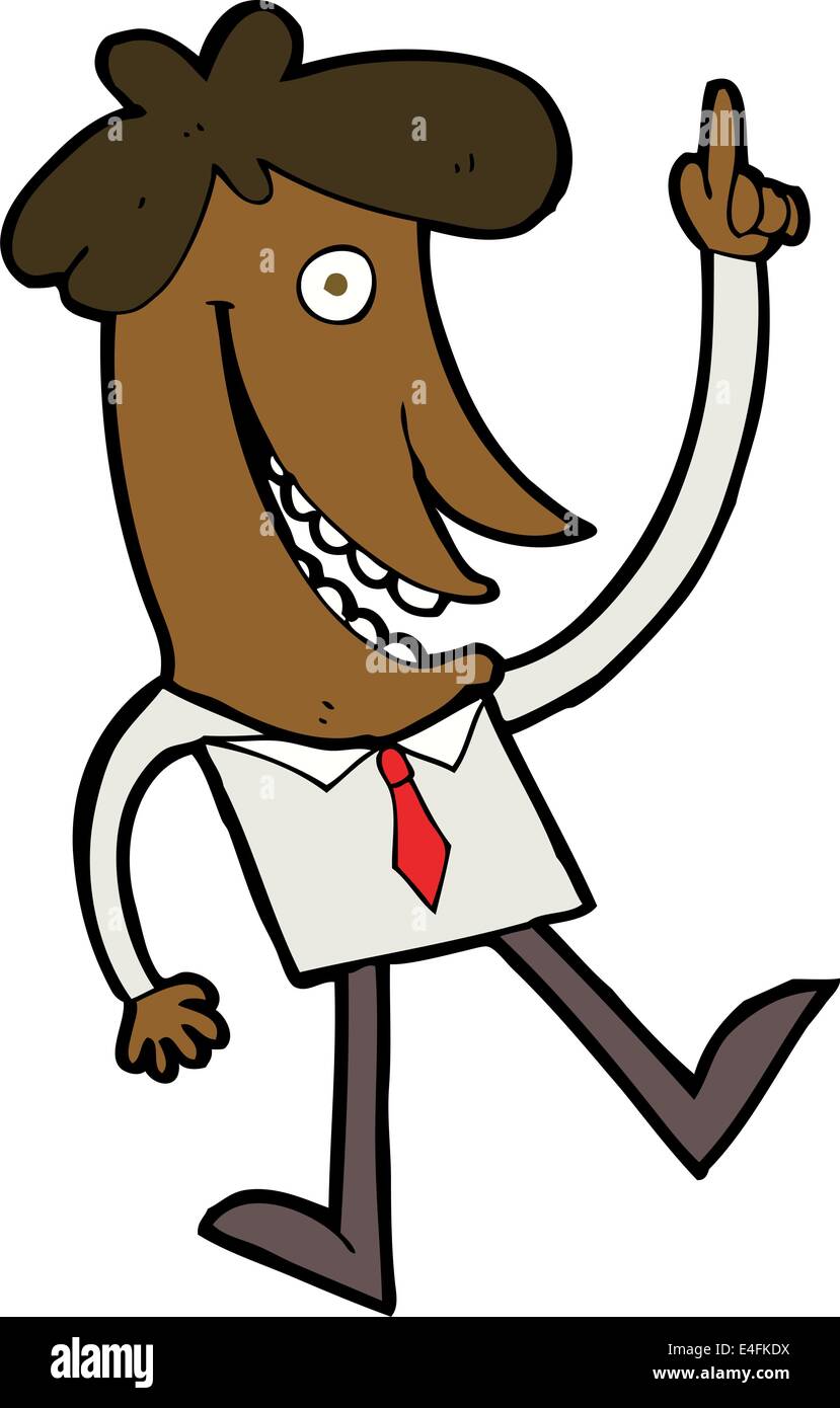 cartoon man with idea Stock Vector Image & Art - Alamy