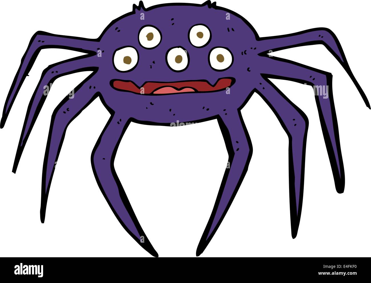 cartoon halloween spider Stock Vector Image & Art - Alamy
