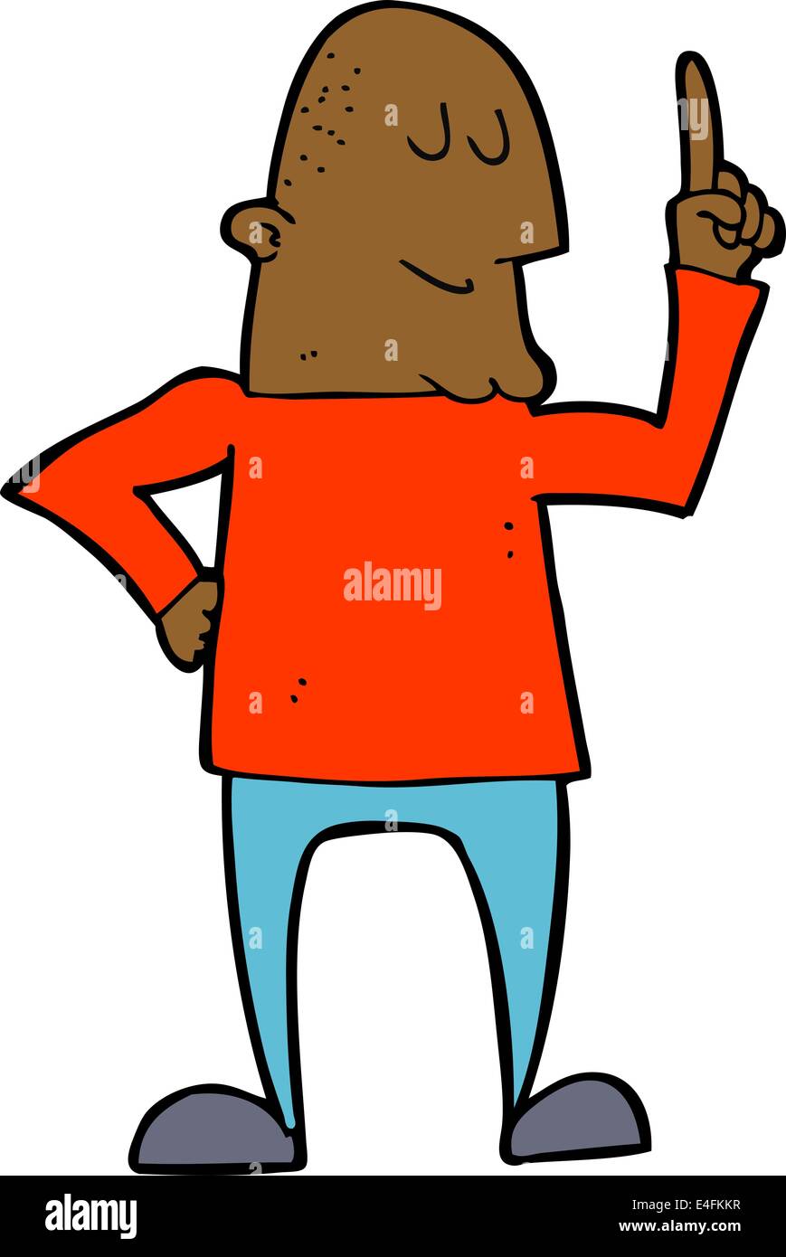 cartoon man pointing finger Stock Vector Image & Art - Alamy