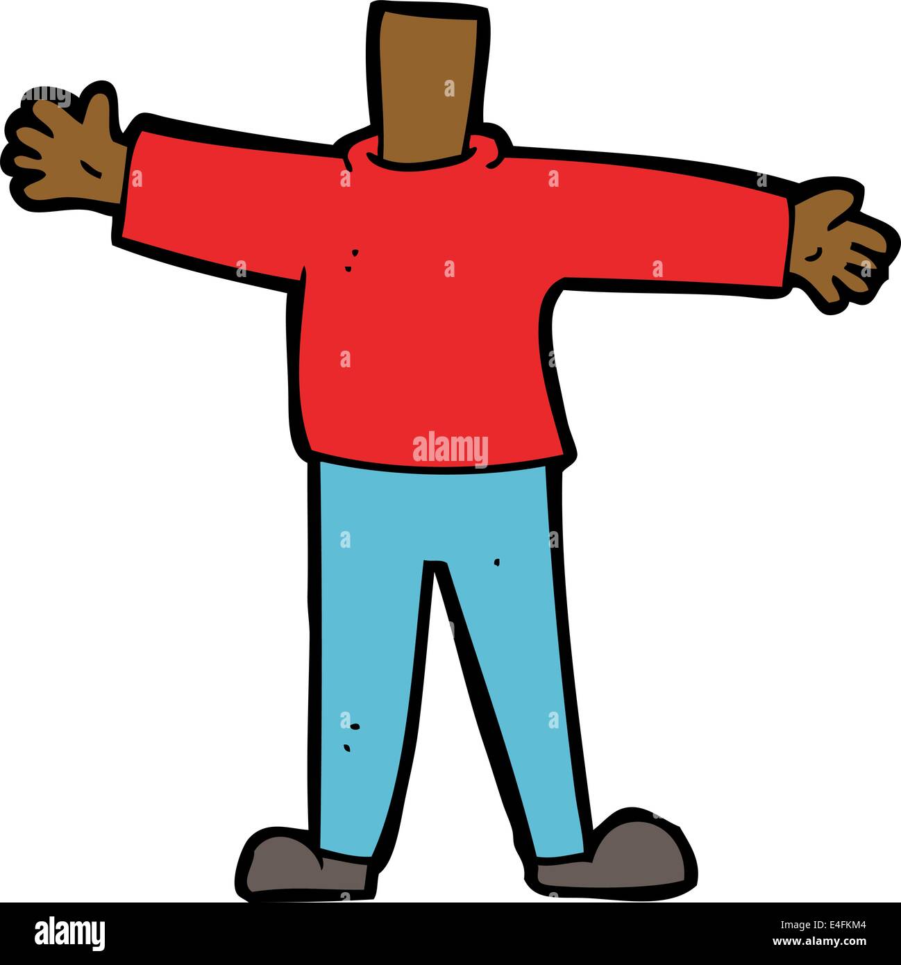 cartoon male body (mix and match cartoons or add own photo head Stock ...