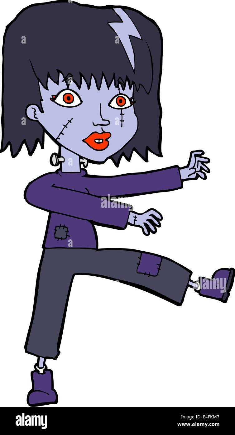 Cartoon undead girl hi-res stock photography and images - Alamy