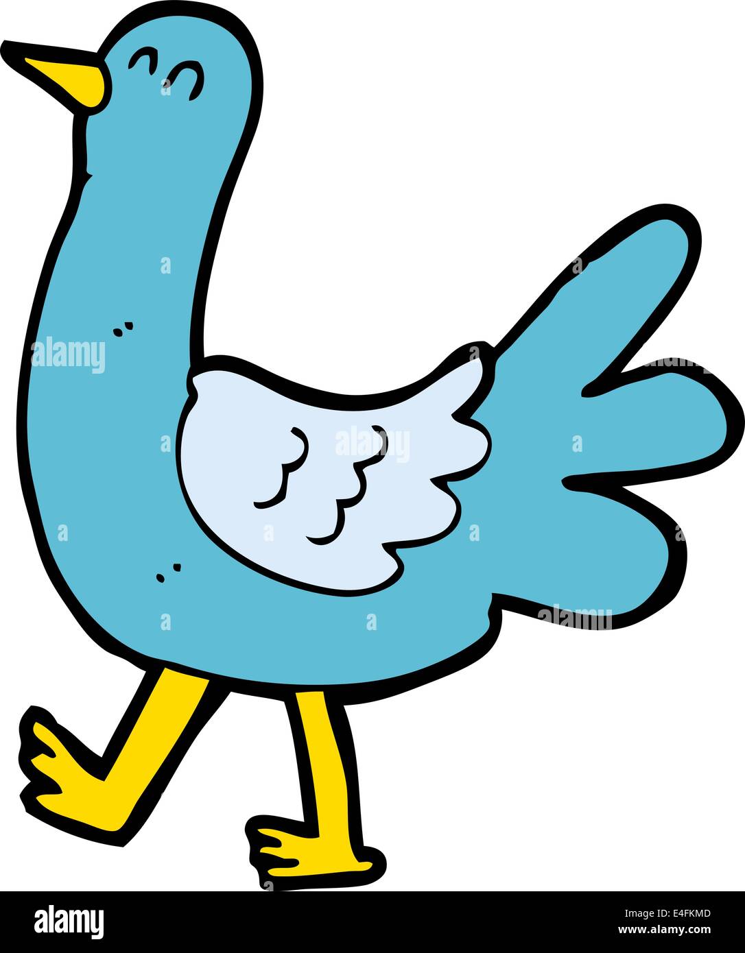 cartoon walking bird Stock Vector Image & Art - Alamy