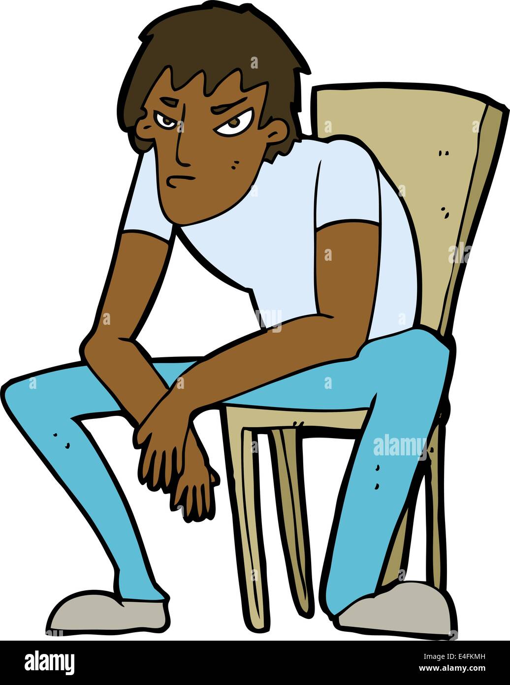 cartoon dejected man Stock Vector Image & Art - Alamy