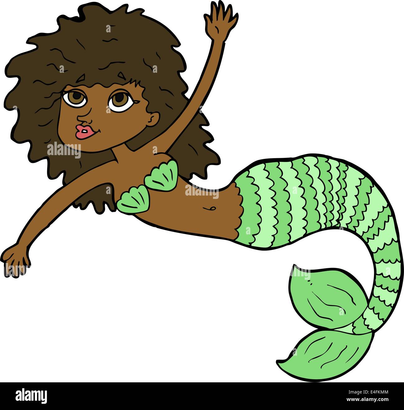 Waving mermaid hi-res stock photography and images - Alamy