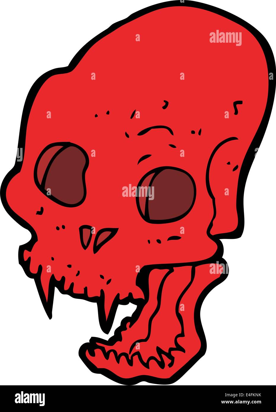 cartoon spooky vampire skull Stock Vector Image & Art - Alamy