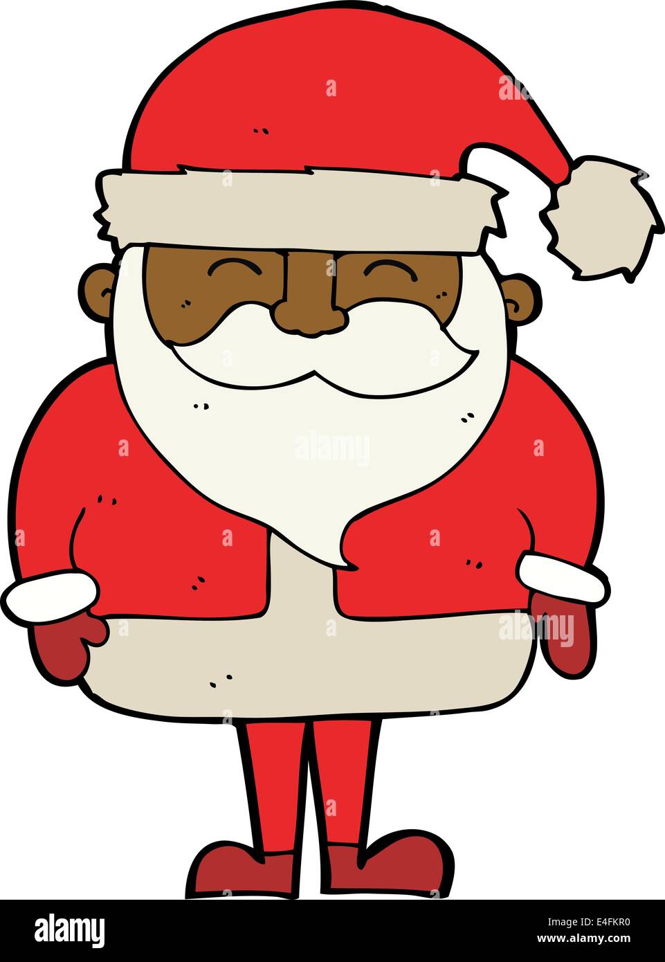 cartoon santa claus Stock Vector Image & Art - Alamy