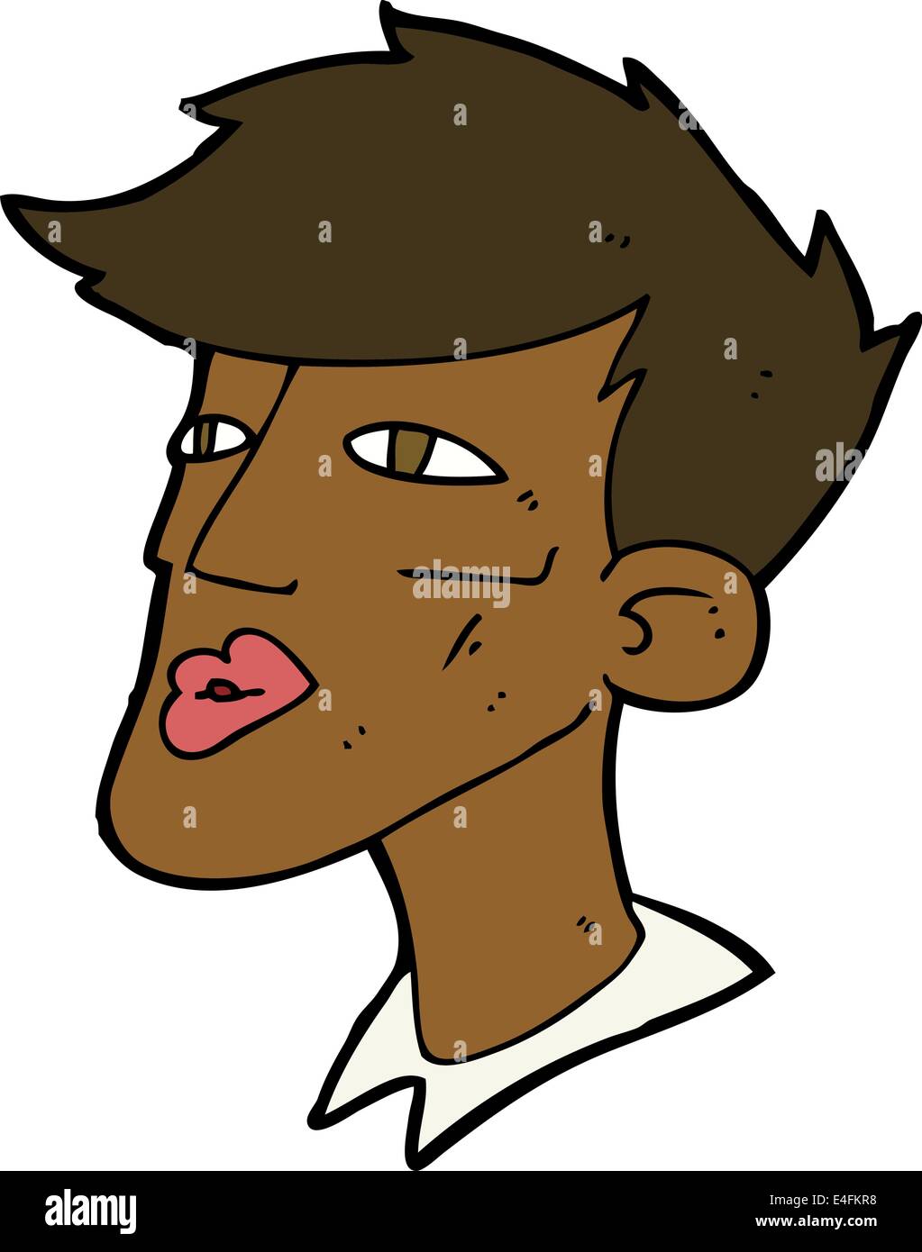 Cartoon male model guy hi-res stock photography and images - Alamy