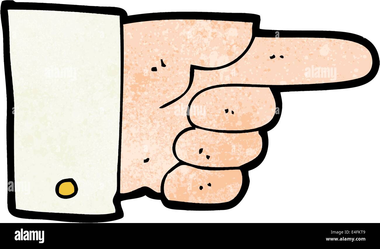 cartoon pointing hand Stock Vector Image & Art - Alamy